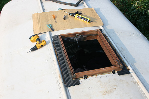 Skylights for Jake’s School Bus RV Conversion