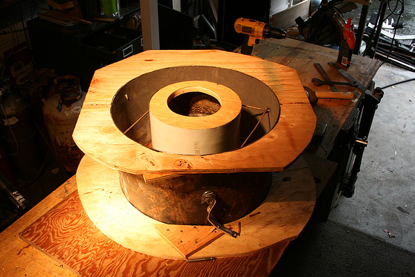 Foundry Furnace – Part 3 – Casting the Refractory