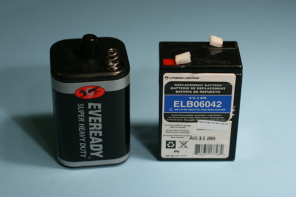 Install 6 Volt Battery Flashlight